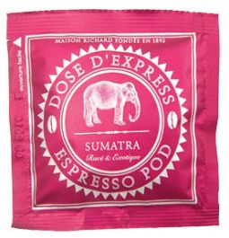 Cafes Richard Espresso Pods SUMATRA MANDHELING (Box of 25 pods ...