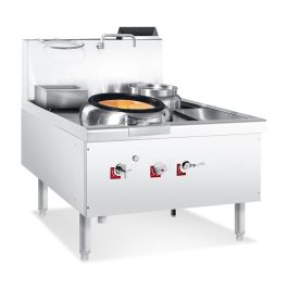 NEWWAY Gas Environmental Wok Range Single Burner W/Single Rear Pot CW ...