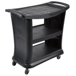 RUBBERMAID Executive Service Cart FG9T6800BLA | Kitchen Equipment ...
