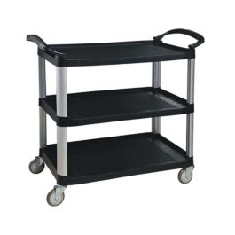 JIWINS MULTIDUTY SERVICE CART/ FULL OPEN (BLACK) JW-SEDO | Kitchen ...
