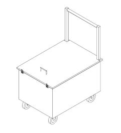 Stainless Steel Industrial Weight Box Trolley | Kitchen Equipment ...