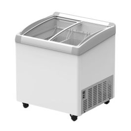 HIRON SHOWCASE CHEST FREEZER (W800x D694 x H850) (203L) 3 BASKET SD200A ...