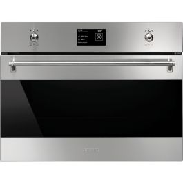 SMEG 45cm Classic Series Compact Combination Steam Oven SF4390VCX1 ...