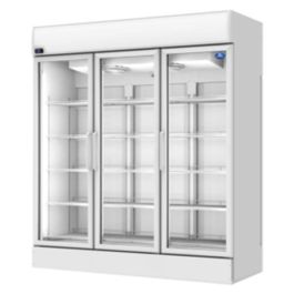 SANDEN 3 Door Multidesk Glass Door Reversable Chiller 1590L (Plug-In ...