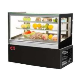CN UNITED Table Top Rectangular Display Chiller Showcase – Black Base ...